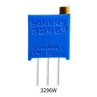 China 3296W Multi-Turn Cermet Trimmer Potentiometer 10kΩ Variable Resistor with 28±2 Turns and -55°C to +125°C Range for sale