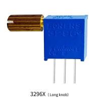 China 3296W Multi-Turn Cermet Trimmer Potentiometer 10kΩ Variable Resistor with 28±2 Turns and -55°C to +125°C Range for sale