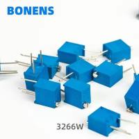 China 3266W 1k Ohm Multiturn Trim Potentiometer 0.25W 12 Turns Metal Glaze Variable Resistor for sale