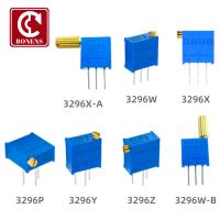 China 10 Ohm 3296Z Cermet Trimmer Potentiometer Top Adjustment Variable Resistor 0.25W for sale