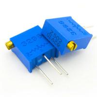 China 10 Ohm 3296Z Cermet Trimmer Potentiometer Top Adjustment Variable Resistor 0.25W for sale