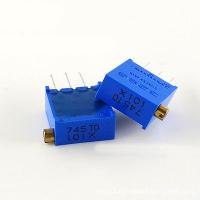 China 10 Ohm 3296Z Cermet Trimmer Potentiometer Top Adjustment Variable Resistor 0.25W for sale