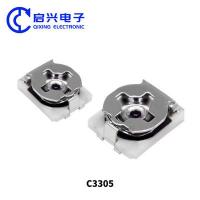 China C3305 Single Ring Glass Glaze Potentiometer 3x3mm Chip - 100Ω to 1MΩ Range, 0.1W Rated Power for sale