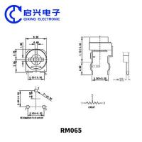 China C3305 Single Ring Glass Glaze Potentiometer 3x3mm Chip - 100Ω to 1MΩ Range, 0.1W Rated Power for sale