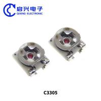 China C3305 Single Ring Glass Glaze Potentiometer 3x3mm Chip - 100Ω to 1MΩ Range, 0.1W Rated Power for sale