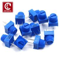 China 3386P Single Turn Trimming Potentiometer 0.5W 10% 10K Ohm Variable Resistor for sale