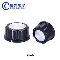 China Bakelite Plastic Potentiometer Knob 6mm Shaft KNP-20/KNP-21 Rotary Control 20mm Diameter 16mm Height for sale