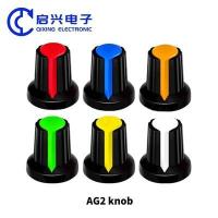 China Bakelite Plastic Potentiometer Knob 6mm Shaft KNP-20/KNP-21 Rotary Control 20mm Diameter 16mm Height for sale
