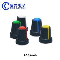China Bakelite Plastic Potentiometer Knob 6mm Shaft KNP-20/KNP-21 Rotary Control 20mm Diameter 16mm Height for sale