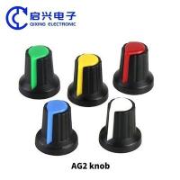 China Bakelite Plastic Potentiometer Knob 6mm Shaft KNP-20/KNP-21 Rotary Control 20mm Diameter 16mm Height for sale