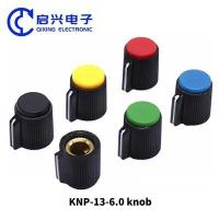 China Bakelite Plastic Potentiometer Knob 6mm Shaft KNP-20/KNP-21 Rotary Control 20mm Diameter 16mm Height for sale