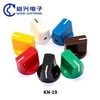 China KN-19-14 ABS Plastic Guitar Amplifier Knobs 19mm x 15mm with 6.4mm Bore for Volume and Tone Control for sale