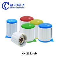 China KN15-Y-6 Potentiometer Knob 21mm Diameter 6mm Shaft Hole Bakelite Radio Control Knob with Pointer for sale