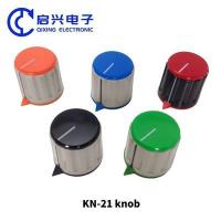 China KN15-Y-6 Potentiometer Knob 21mm Diameter 6mm Shaft Hole Bakelite Radio Control Knob with Pointer for sale