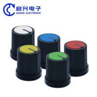 China Plastic Volume Control Knob 45x17mm for 6mm Round Shaft Potentiometer Encoder for sale