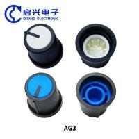 China Plastic Volume Control Knob 45x17mm for 6mm Round Shaft Potentiometer Encoder for sale