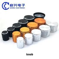 China Plastic Volume Control Knob 45x17mm for 6mm Round Shaft Potentiometer Encoder for sale