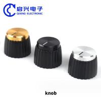 China Plastic Volume Control Knob 45x17mm for 6mm Round Shaft Potentiometer Encoder for sale