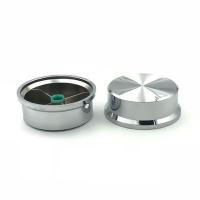 China Plastic Volume Control Knob 45x17mm for 6mm Round Shaft Potentiometer Encoder for sale