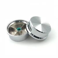 China Plastic Volume Control Knob 45x17mm for 6mm Round Shaft Potentiometer Encoder for sale