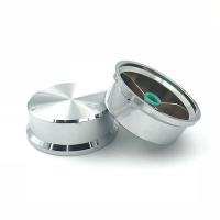 China Plastic Volume Control Knob 45x17mm for 6mm Round Shaft Potentiometer Encoder for sale