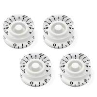 China Black Electric Guitar Knobs 6mm Spline Shaft Volume Tone Control Replacement 25.2mm Top Diameter for sale