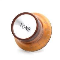 China Black Electric Guitar Knobs 6mm Spline Shaft Volume Tone Control Replacement 25.2mm Top Diameter for sale