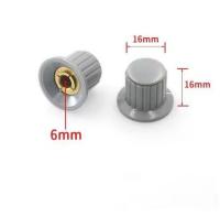 China AG1 D Shaft 15x16mm Plastic Potentiometer Knob Bicolor Plum Handle Switch Knob Cap for sale
