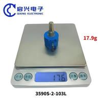 China 3590S-2-103L 10K Ohm Wirewound Potentiometer - 2W Rated Power, 3600° Rotation Angle for sale