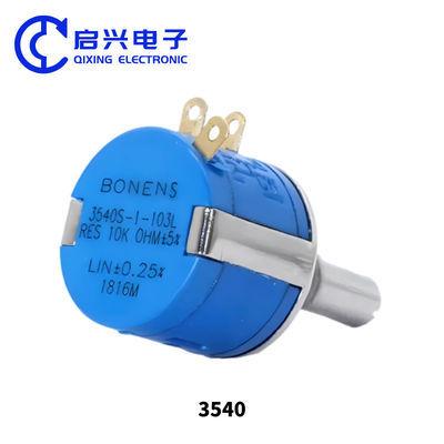 China WX14-12 3W Single-Turn Wire-Wound Potentiometer Without Locking 470 Ohms 1K 2K2 4K7 10K for Industrial Applications for sale
