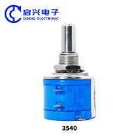 China WXD3540 10KΩ 10-Turn Wire Wound Precision Potentiometer 2W Power Rating 3600° Rotation for sale