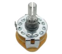 China RS25 Rotary Selector Switch 2-4 Pole 2-12 Position 6mm Shaft 500V 10A for sale