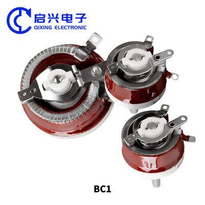 China BC1 Disc Adjustable Resistance Wire Wound Ceramic Disk Resistor with Adjustable Parts for sale
