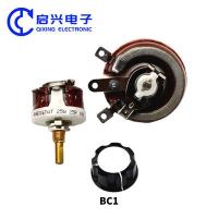 China BC1 Porcelain Disk Variable Resistor 25W-2000W with 1Ω-5KΩ Resistance Range and Custom Ceramic Materials for sale