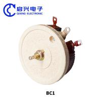 China BC1 Porcelain Disk Variable Resistor 25W-2000W with 1Ω-5KΩ Resistance Range and Custom Ceramic Materials for sale