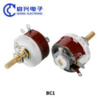 China BC1 Porcelain Disk Variable Resistor 25W-2000W with 1Ω-5KΩ Resistance Range and Custom Ceramic Materials for sale