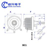 China BC1 Porcelain Disk Variable Resistor 25W-2000W with 1Ω-5KΩ Resistance Range and Custom Ceramic Materials for sale