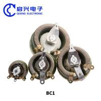 China BC1 Disk Adjustable Resistor 25W-2000W Power Range 1Ω-5KΩ Resistance Porcelain Sliding Rheostat for sale