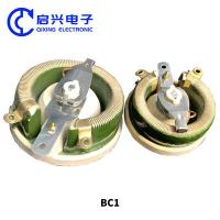 China BC1 Disk Adjustable Resistor 25W-2000W Power Range 1Ω-5KΩ Resistance Porcelain Sliding Rheostat for sale