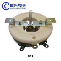 China BC1 Disk Adjustable Resistor 25W-2000W Power Range 1Ω-5KΩ Resistance Porcelain Sliding Rheostat for sale