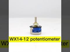 WX14-12 3W Potenciômetro de enrolamento de fio de giro único 1K 2K2 3K3 4K7 20K 10K 15K
