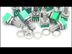 RK097NS Single F Shaft Rotary Potentiometer Switch B10K B20K B50K B100K