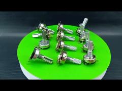 RV17 Carbon Film 3-Pin 17mm Rotary Switch Potentiometer B10K B50K B100K B500K Ohm for Radio