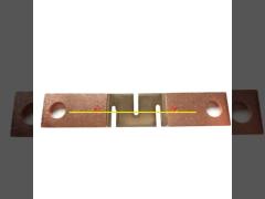 Manganese copper sampling shunt resistor