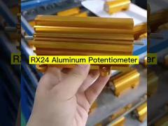 RX24 Gold Aluminum Shell High Power Resistor