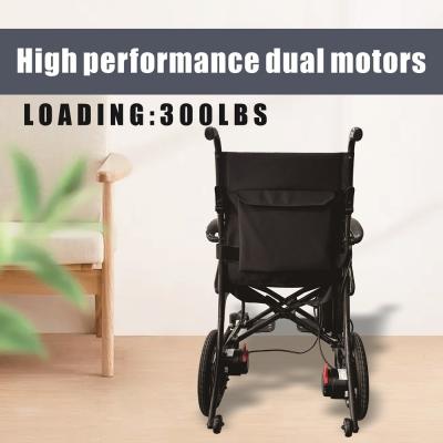 China Electromagnetic Braking Electric Wheelchair with Adjustable Height and Remote Control for sale