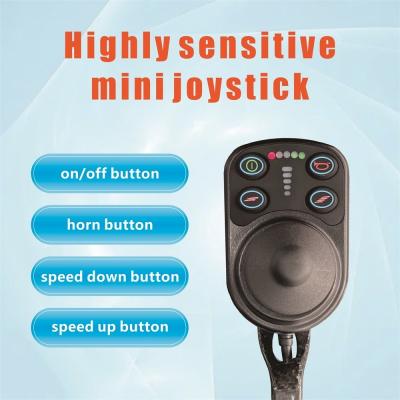 China Electromagnetic Braking Electric Wheelchair with Adjustable Height and Remote Control for sale