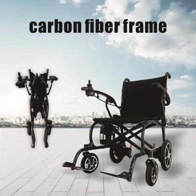 China Electric Wheelchair with Electromagnetic Braking and DC24V150W*2 Brushless Motor Easy for sale