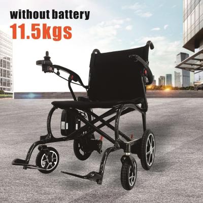 China Electric Wheelchair with Electromagnetic Braking and DC24V150W*2 Brushless Motor Easy for sale