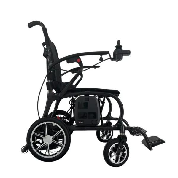 Quality Foldable Full Carbon Fiber Electric Wheelchair for Easy Transport and Powerful Motor for sale